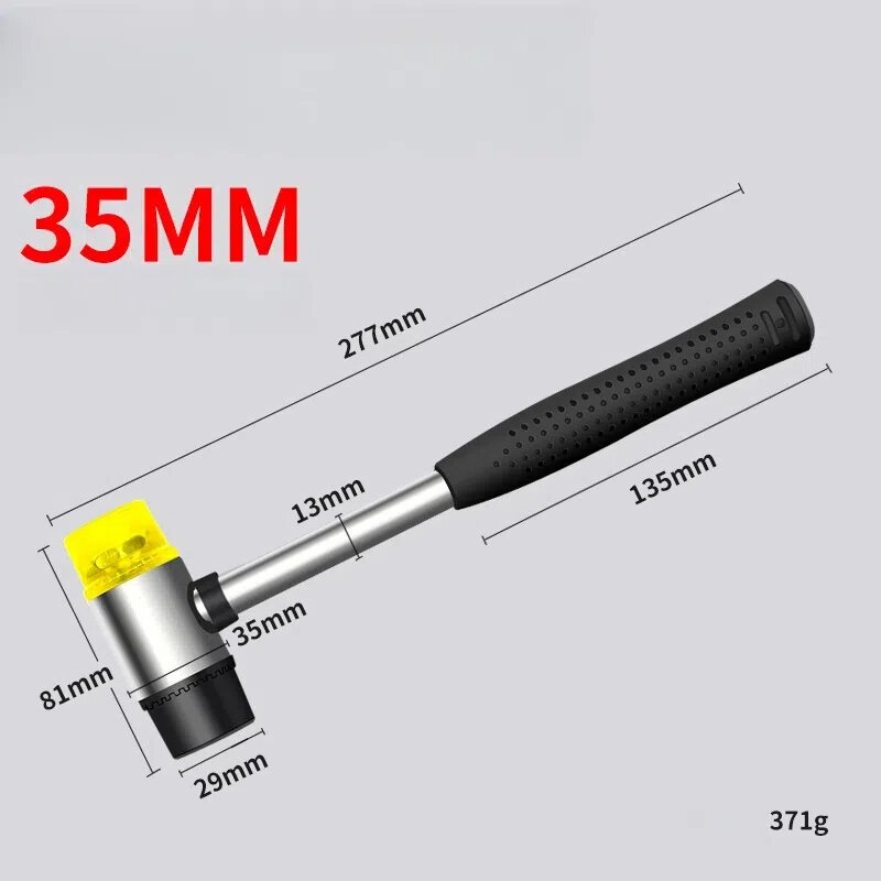 Декоративный молоток для укладки напольной плитки строительный резиновый молоток сменный молоток