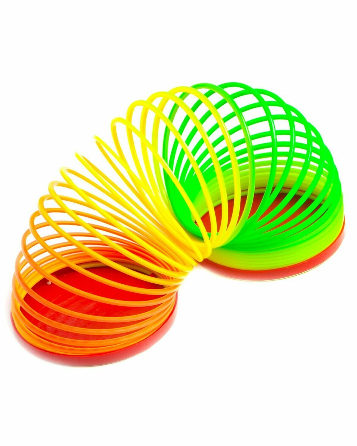 Игрушка пружинка-радуга, антистресс, спиралька разноцветная
