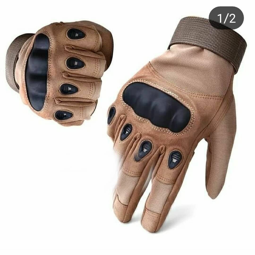 Тактические перчатки с костяшками