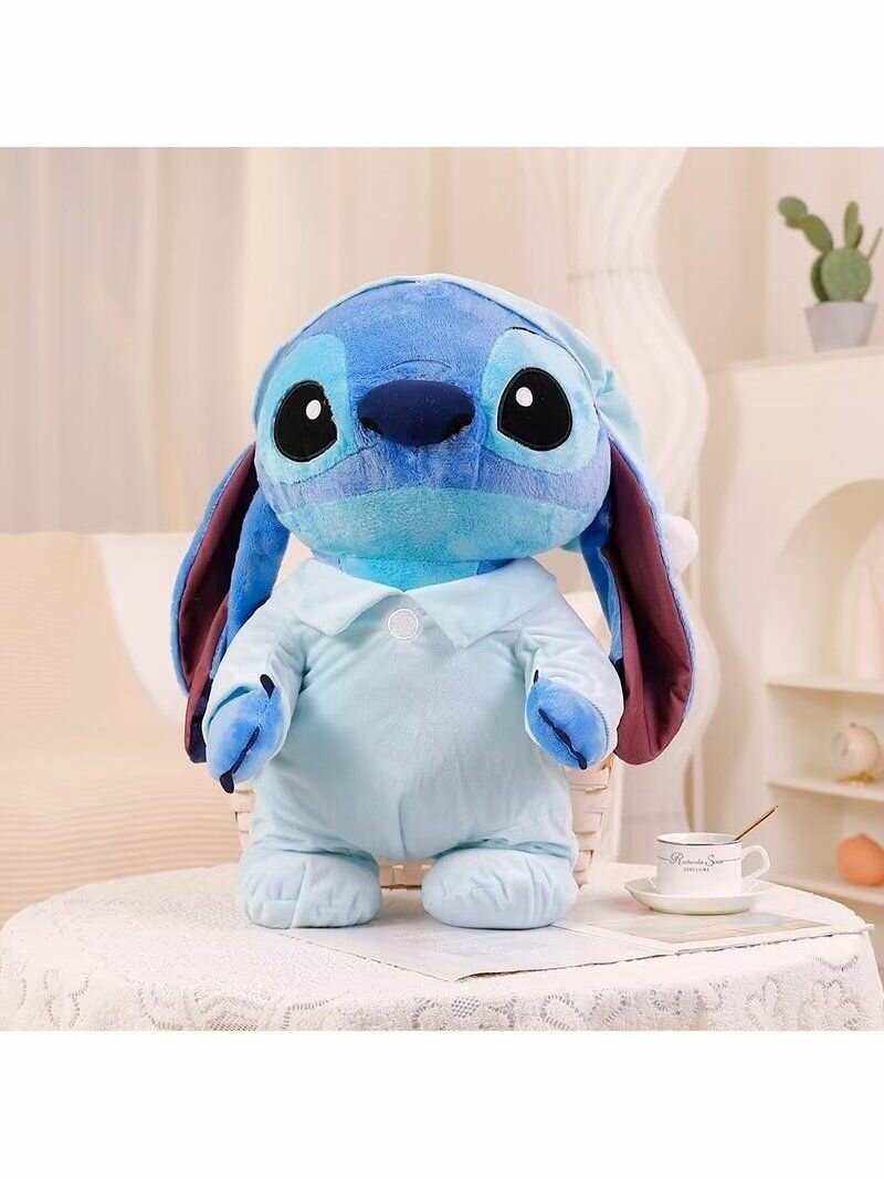 Мягкая игрушка Hahafsq "Stitch", текстиль, наполнитель из хлопкового пуха, 26 см