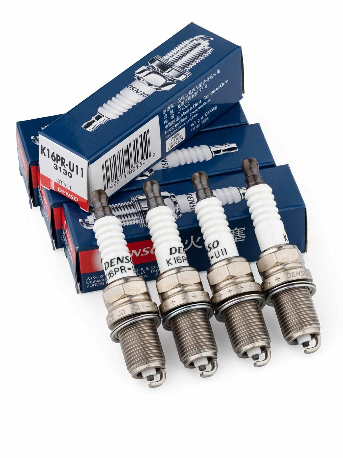 Свечи зажигания DENSO 3130 K16PR-U11 4 шт