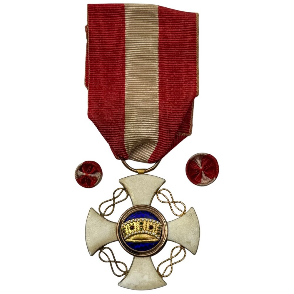 Италия, орден "Короны Италии" кавалер 1880-1910 гг.