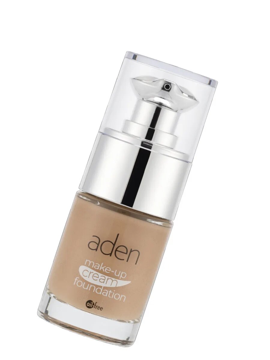Тональный крем Aden Fluid Foundation, бежевый, кремовый, 03, стеклянный флакон, 15 мл