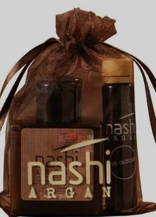 Nashi Argan - Travel Set (Shampoo 30 мл + Conditioner 30 мл + Oil 5 мл)