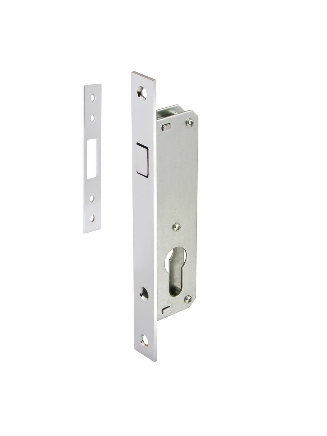 Корпус узкопрофильного замка LR-201C (20 мм) CP-хром