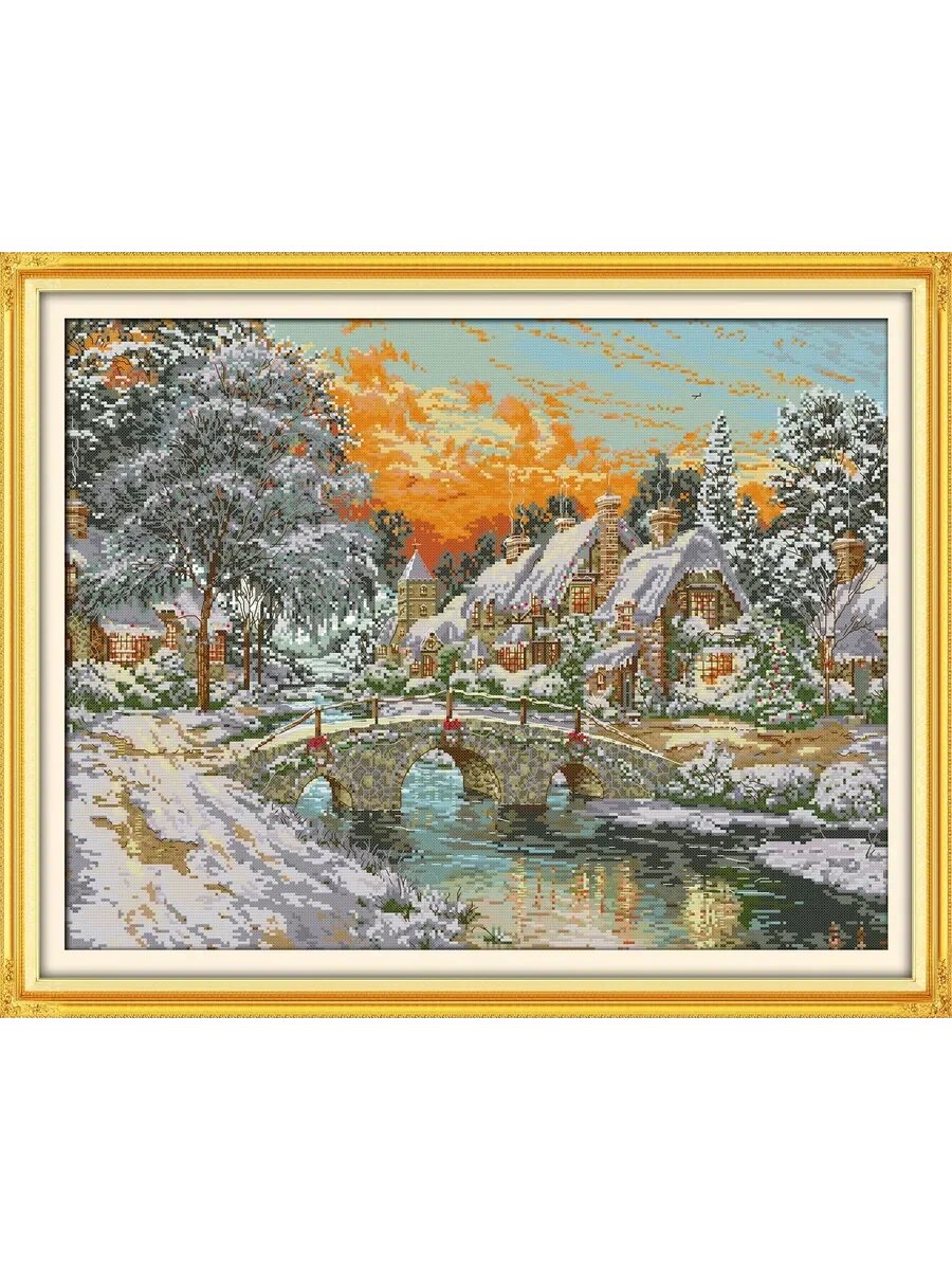 Набор для творчества, набор для вышивания крестиком (размер 60 см *75 см)