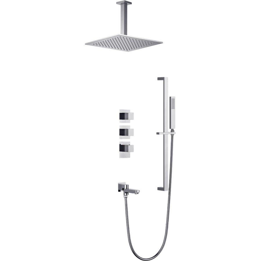 Душевой комплект Timo Selene SX-2239/00SM С внутренней частью, с термостатом, хром