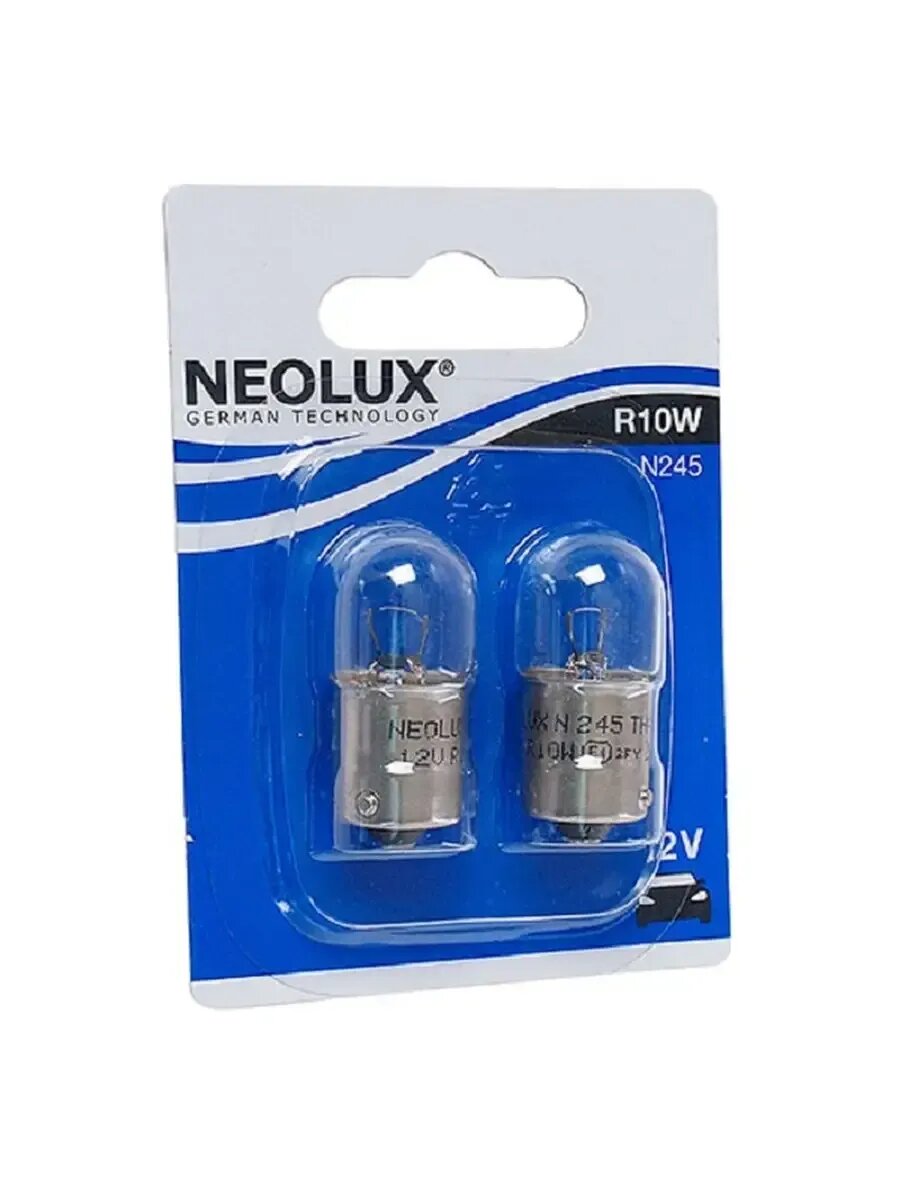 Автолампа R10W (BA15s) (блистер, 2шт) 12V NEOLUX Germany Teh