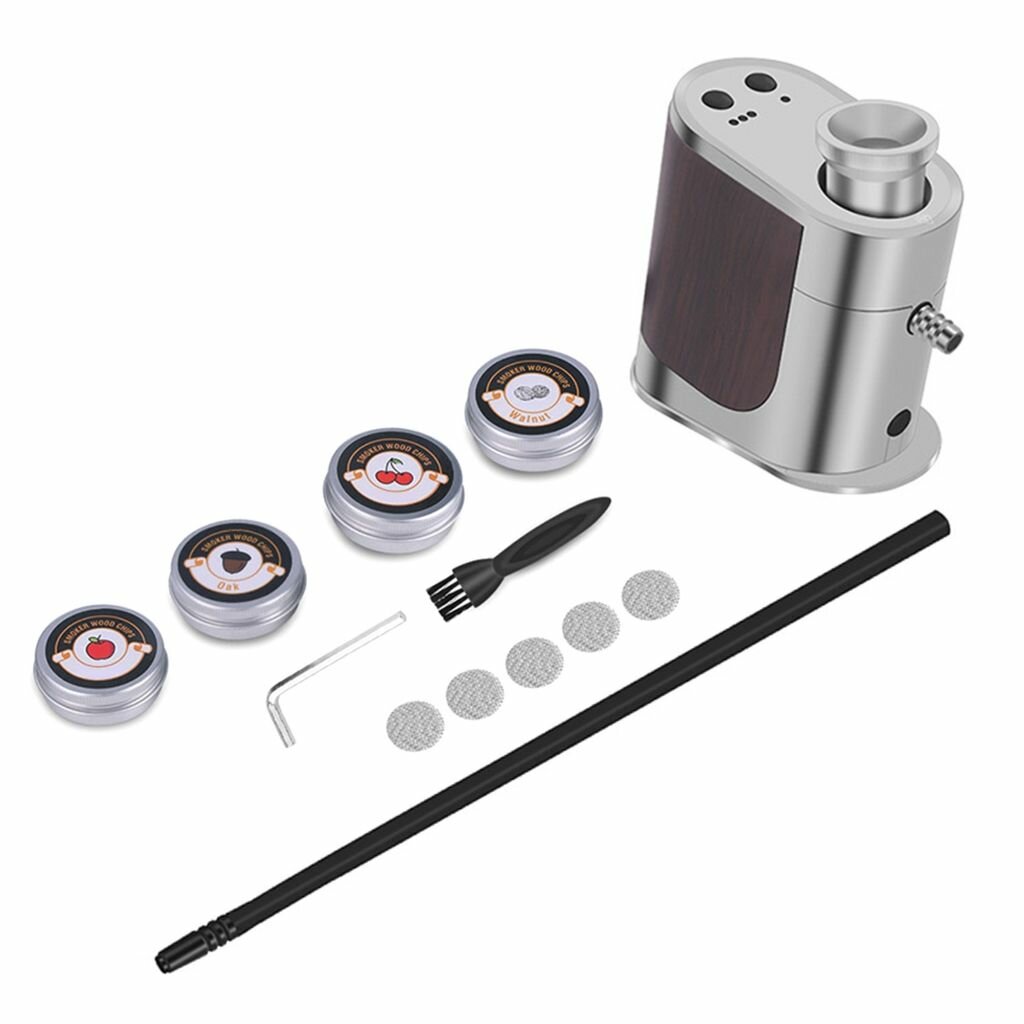 Электрическая коптильня-серебристый