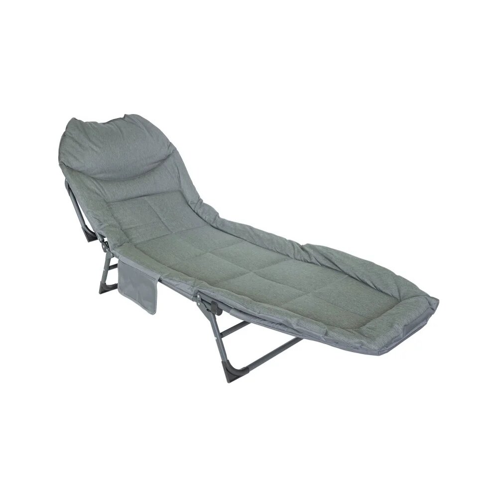 Складной шезлонг Forsagex200см, темно-серый 32x64, для отдыха на свежем воздухе