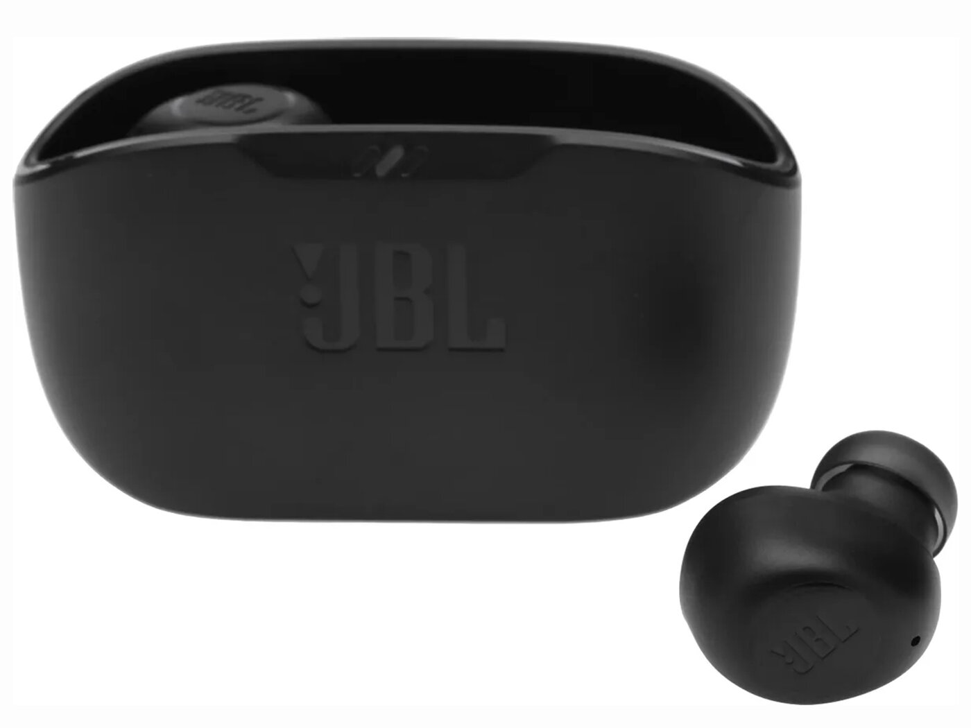 Беспроводные наушники JBL Wave Buds, черный, внутриканальные, bluetooth