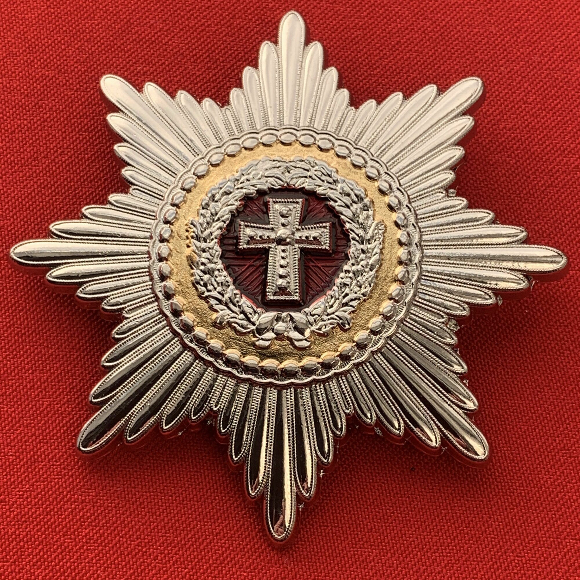 Звезда ордена Слона, муляж иностранной награды. Размер 62х62 мм.