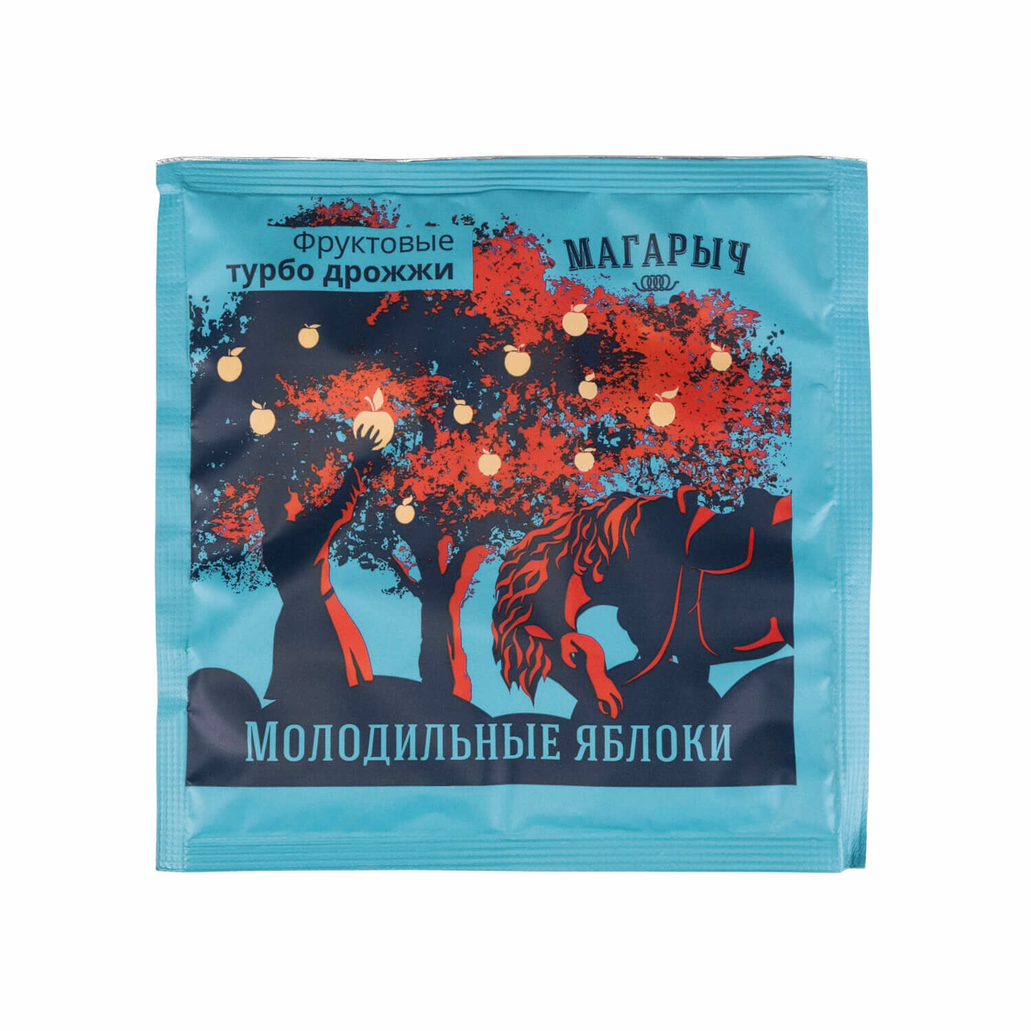 Фруктовые турбо дрожжи магарыч "Молодильные яблоки" 89 гр.