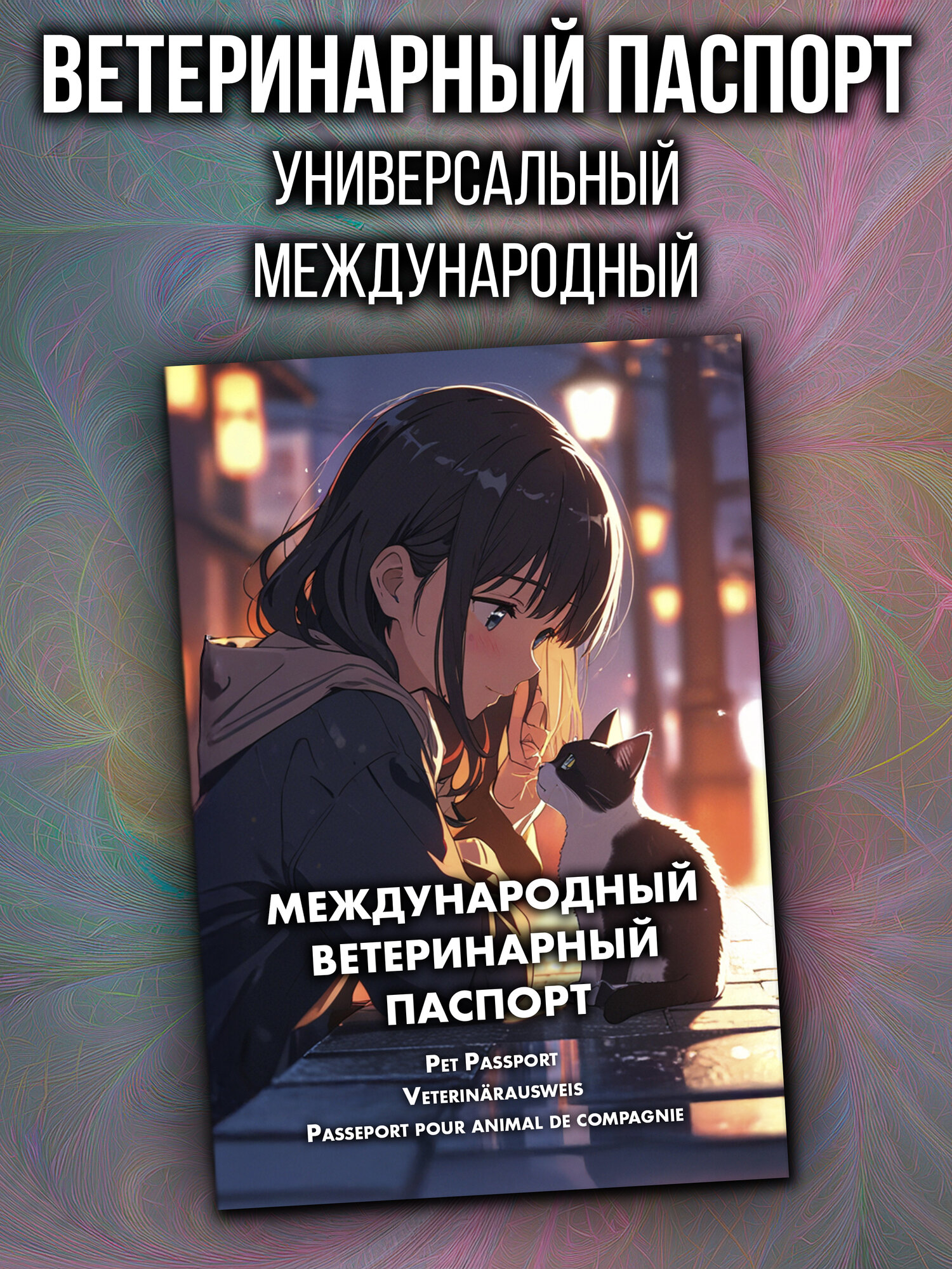 Ветеринарный паспорт для кошек, собак и любых других домашних животных, международный