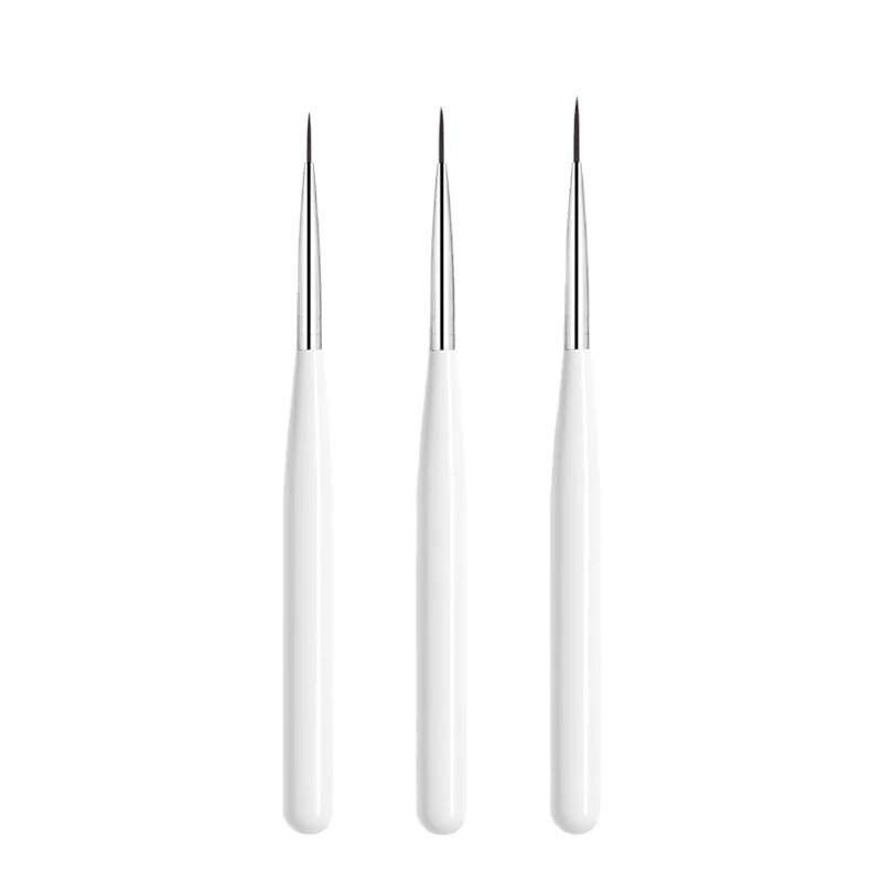Набор кистей для маникюра Feecy, 3шт, Цвет: 3PCS