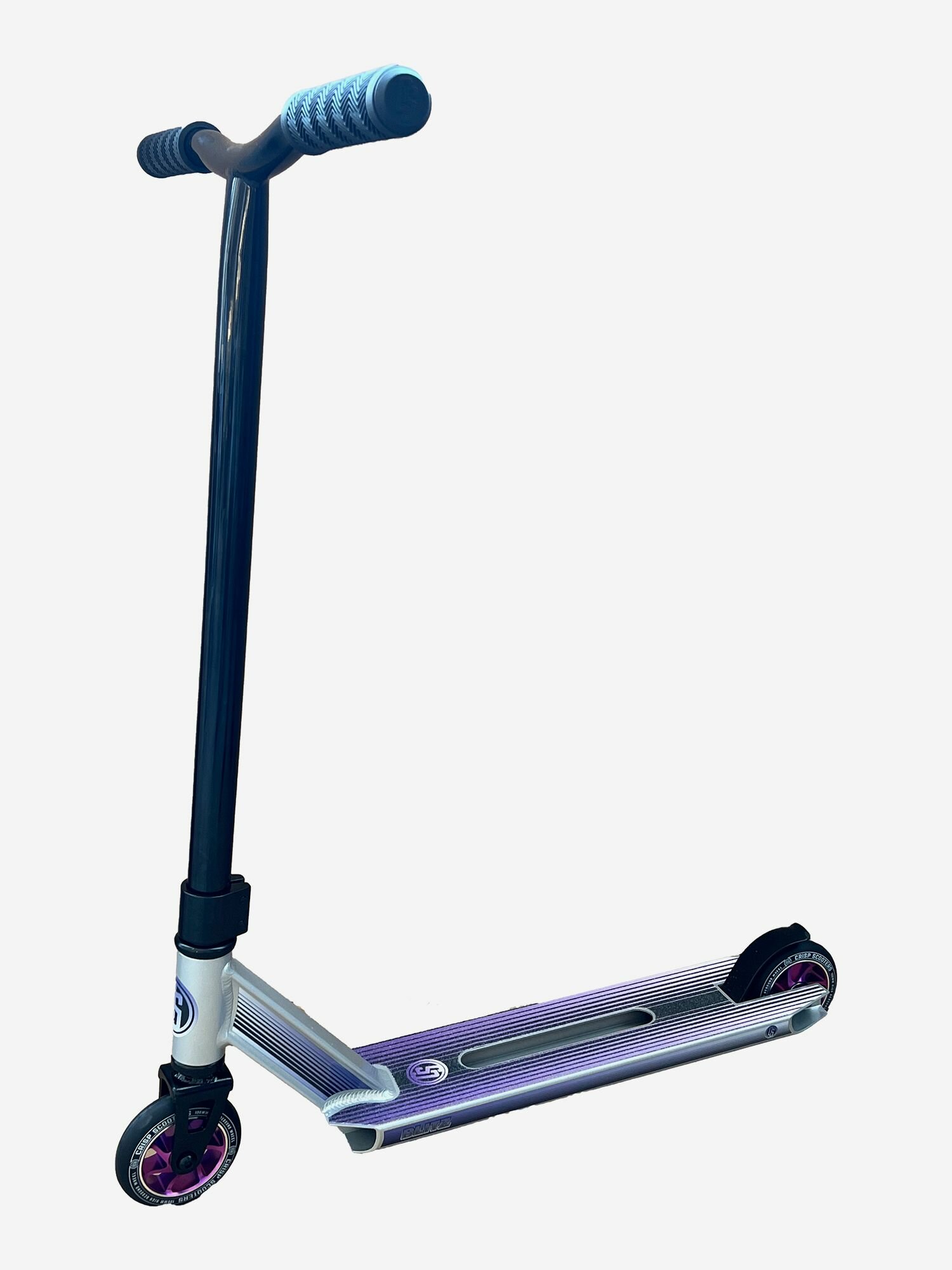 Самокат Crisp "Blitz", для трюков, ABEC 9, для мальчиков, стальной, синий