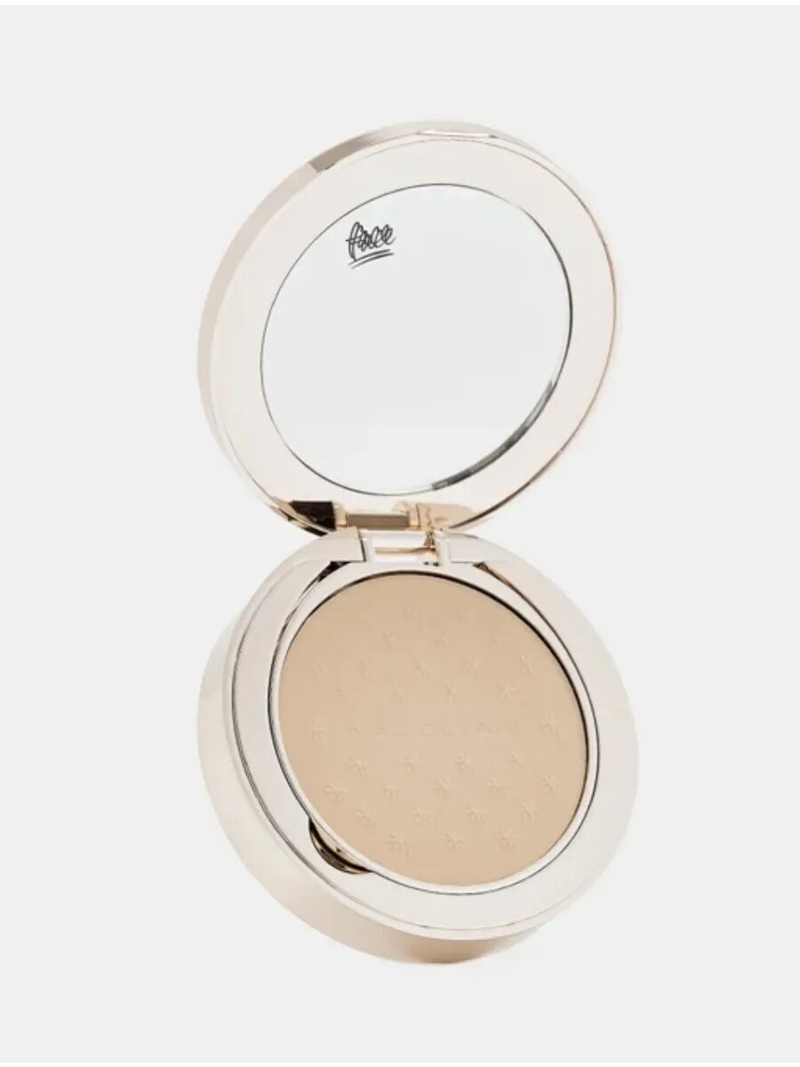 Матирующая компактная пудра для лица skin caress peach pink