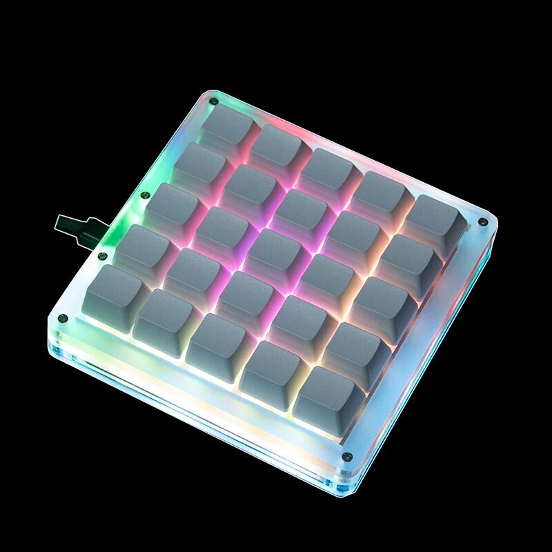 Клавиатура QMK с функцией программирования, 25 клавиш, Macropad DIY Gateron/Cherry, механическая