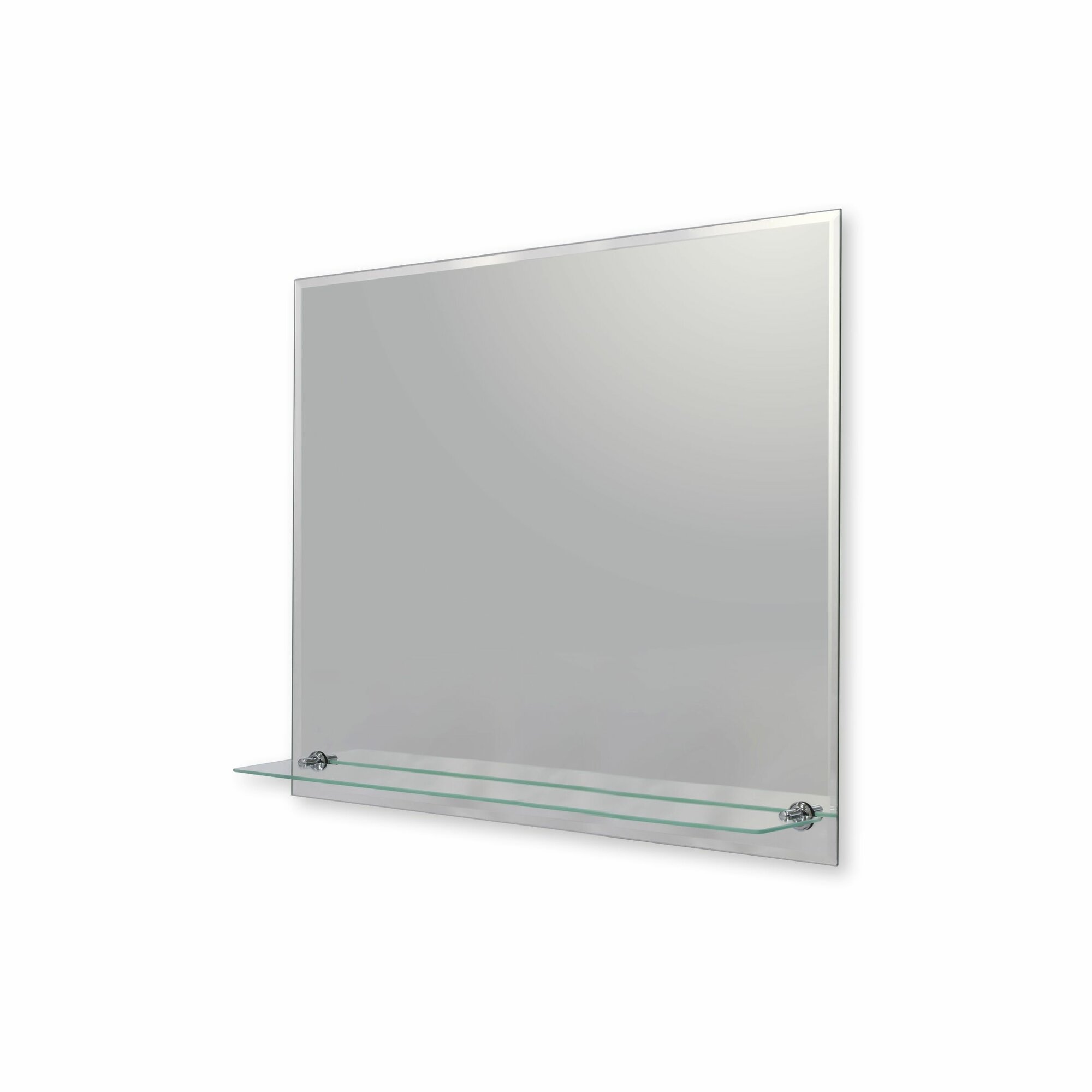 Зеркало интерьерное Финист, серия Klimena, 70 х 50 см, настенное, фацет, полка