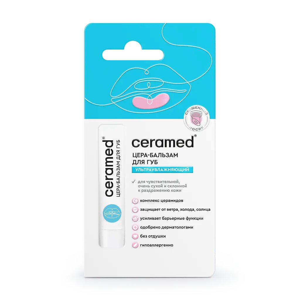 Ceramed Цера-бальзам для губ ультраувлажняющий 13 мл 1 шт
