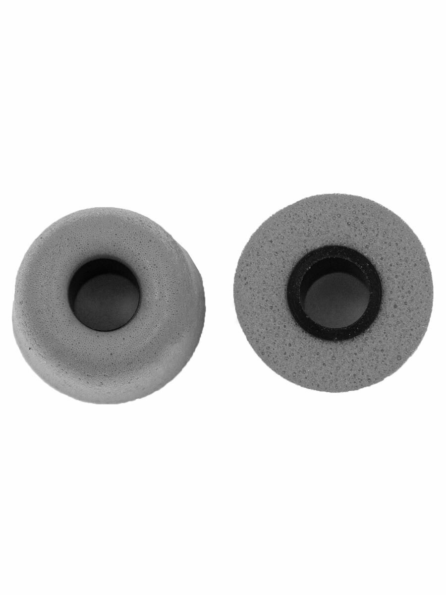 Пенные амбушюры с памятью, 1 пара (Medium 12мм) серый