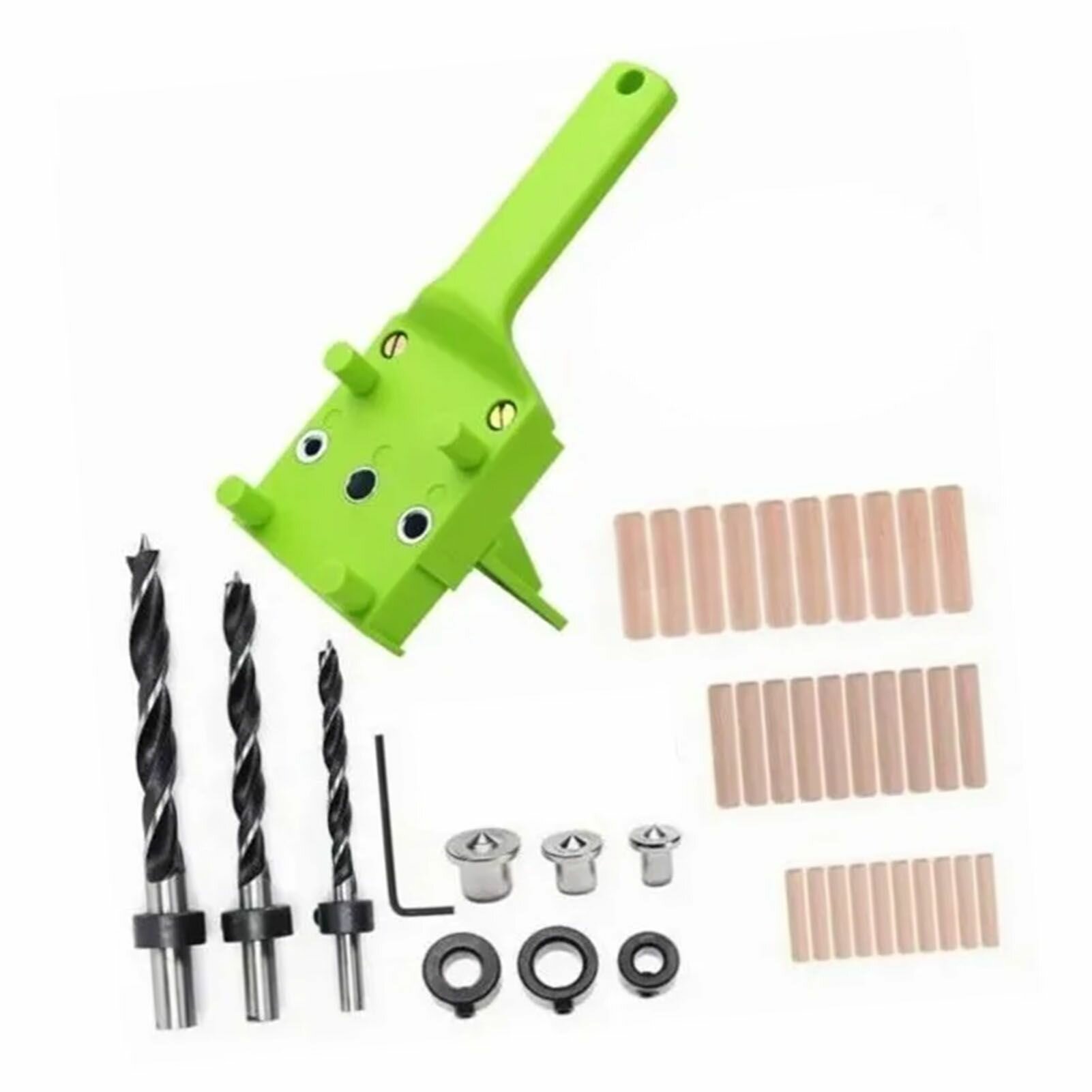 41 шт, ручной дюбель-направляющий инструмент для сверления отверстий, 6 мм, 8 мм, 10 мм для деревообработки