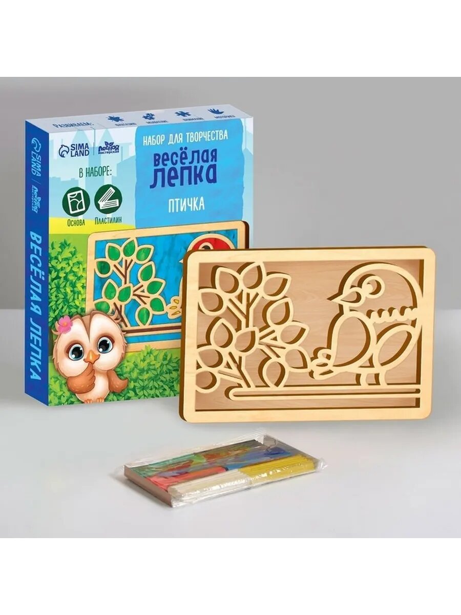 Пластилиновая картина «Птица» — Творческое развитие