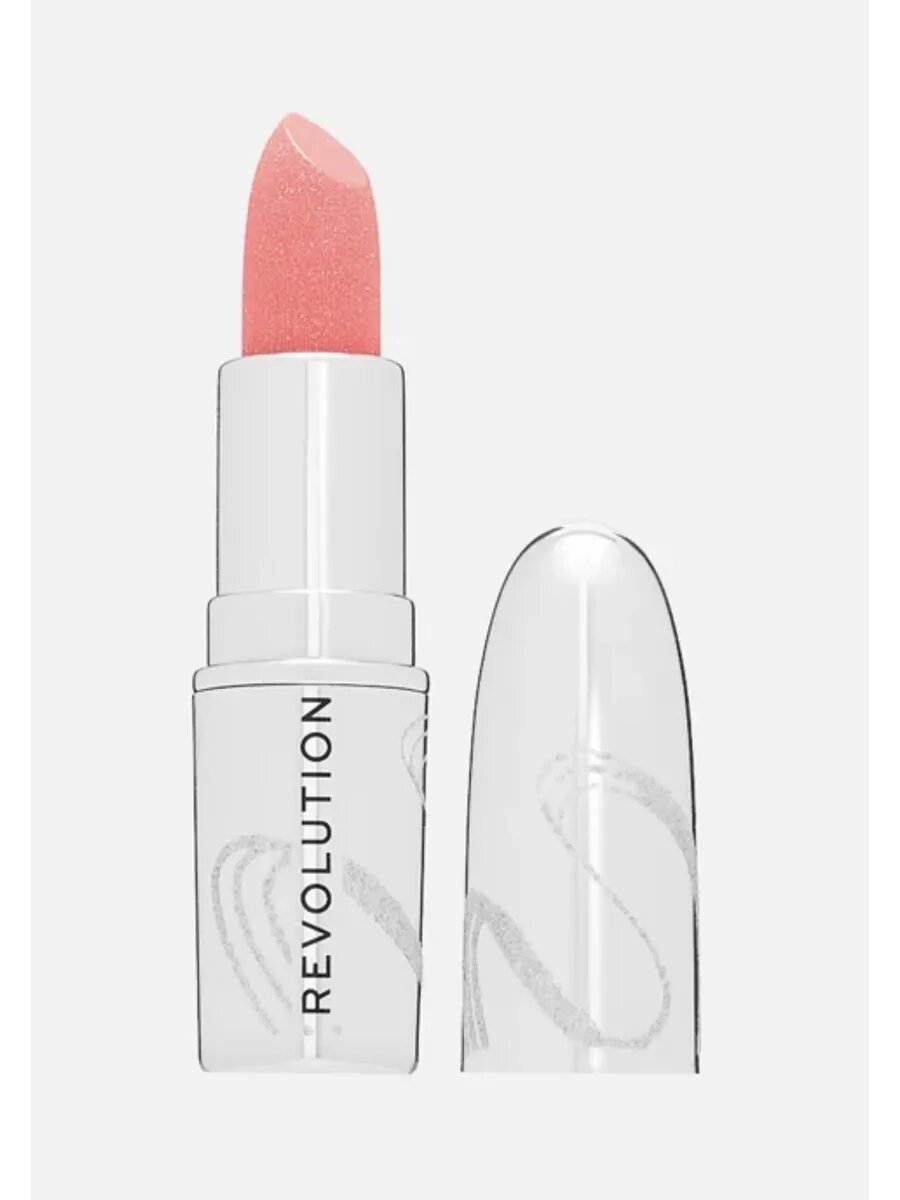 Губная помада metallic muse glitter lipstick baby pink