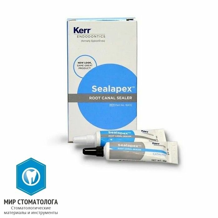 Сиалапекс паста, безэвгенольный полимерный силер для пломбирования корневых каналов - Sealapex Kerr