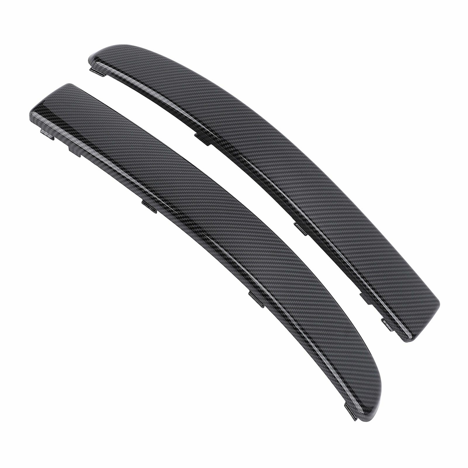1 пара нижней отделки переднего бампера с углеродным волокном, стильный дизайн, обратимая установка, для 500 2007-2015