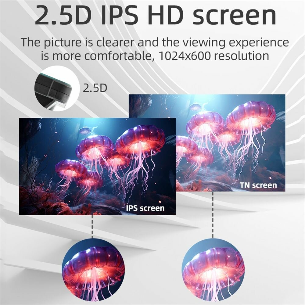 Мотоциклетный MP5 плеер с 7-дюймовым экраном IPS и водонепроницаемостью IP65, поддержка двойного Bluetooth и видеорегистратор