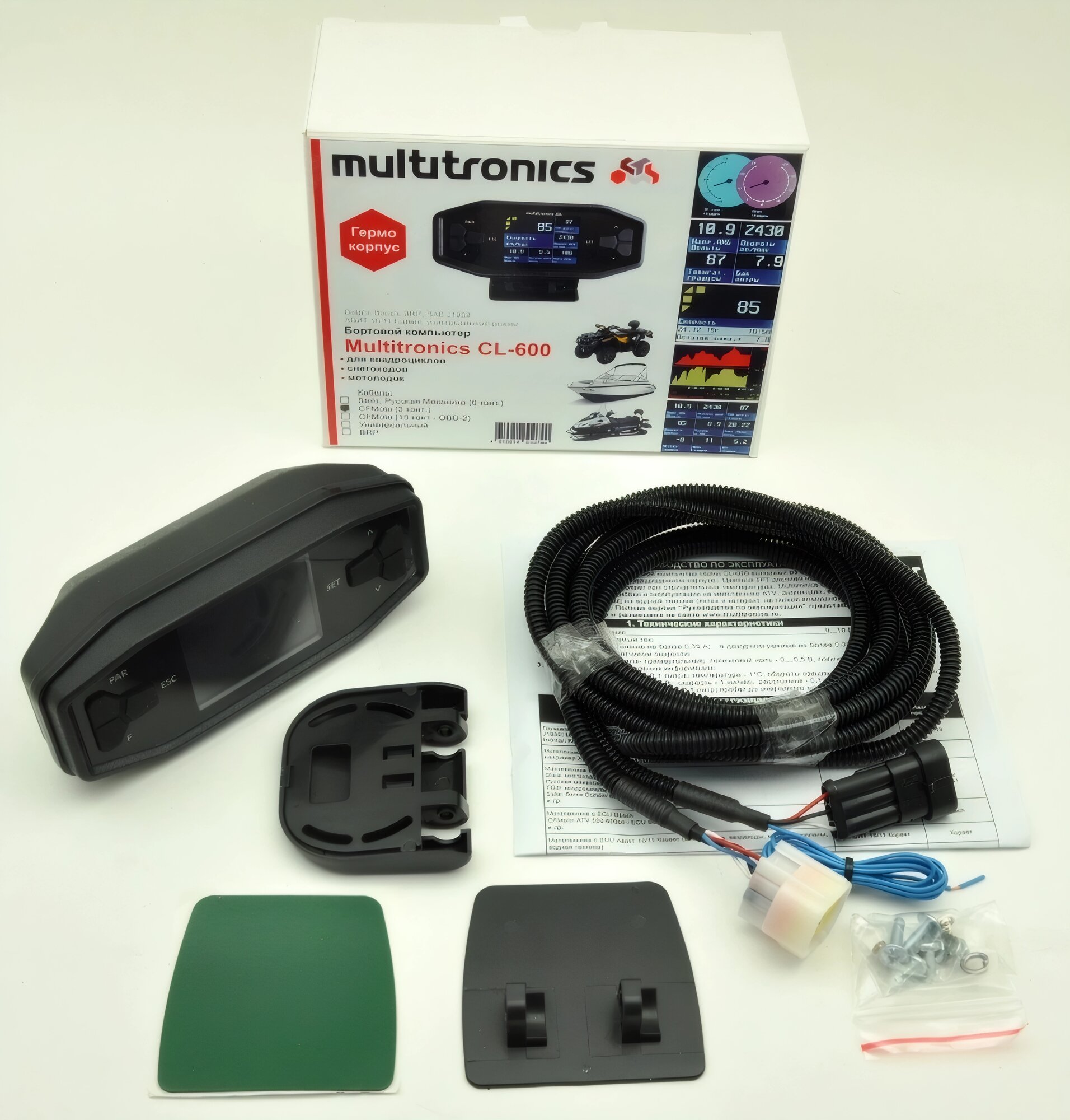 Бортовой компьютер Multitronics CL-601 3-pin (CF-MOTO)