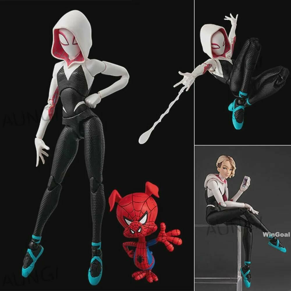 Фигурка Паук-Гвен с напарником / Spider-Man Spider-Gwen 16 см