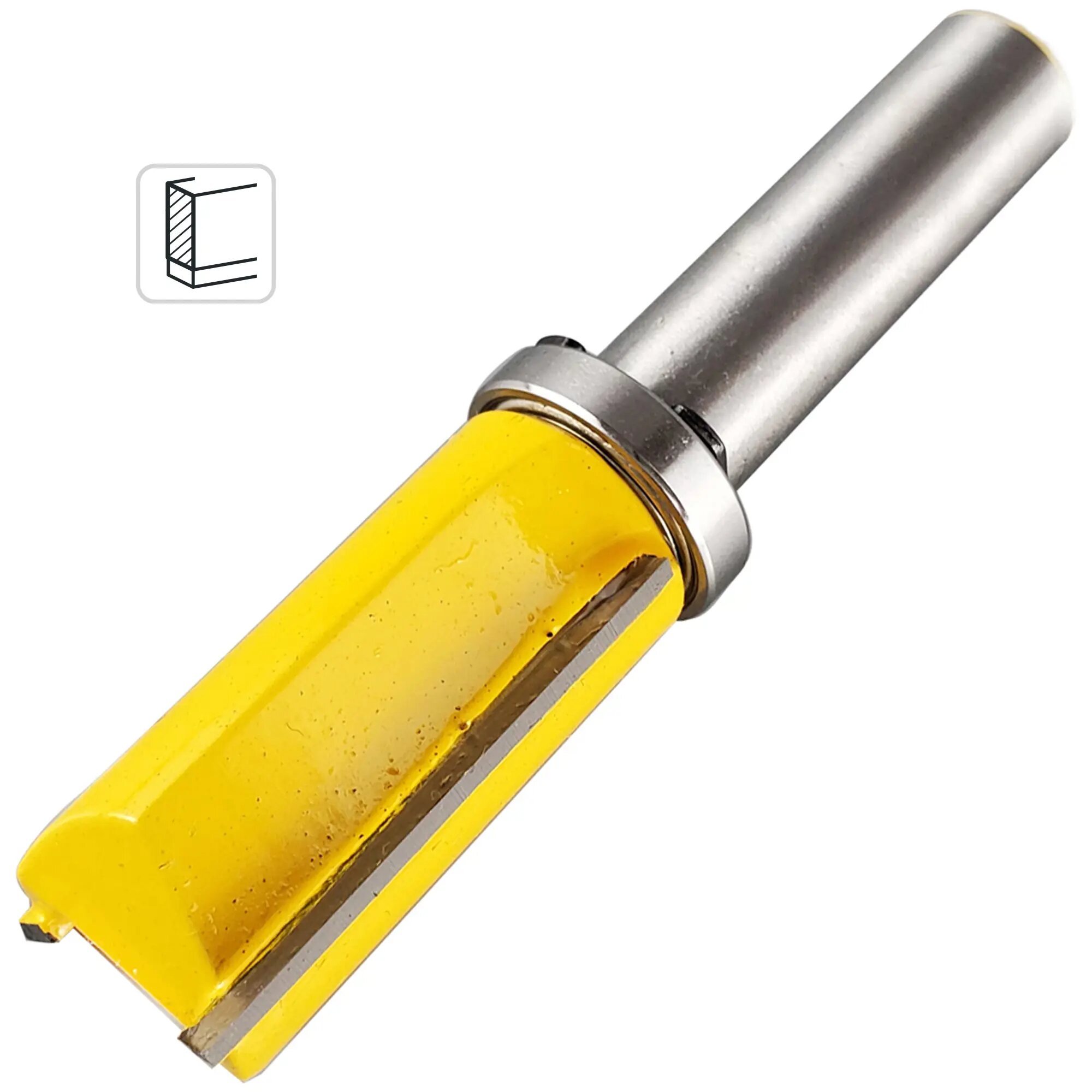 553339 Фреза кромочная прямая по дереву для торцов 19x38 мм хвостовик 12 мм