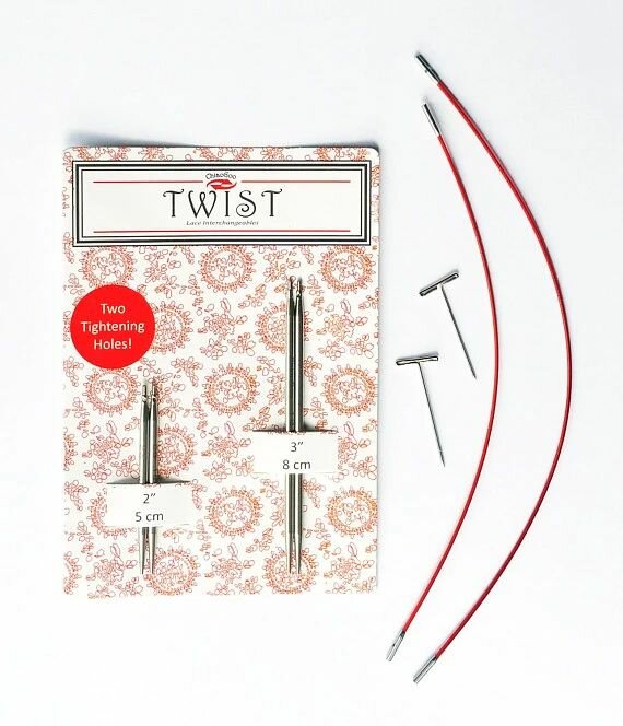 Спицы для вязания ChiaoGoo Combo Set M 5 см + 8 см (3.00 мм, (7123-2,5))