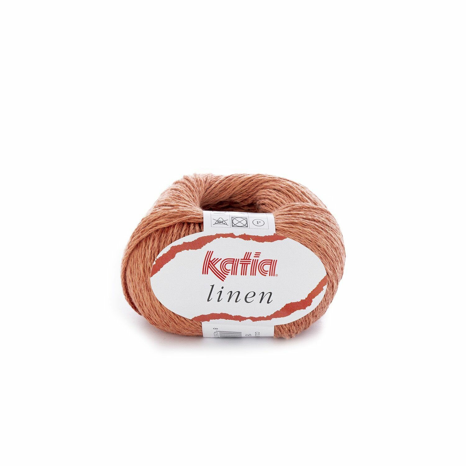 Пряжа для вязания Katia Linen (18 Rust) 1 моток 50 г/112 м
