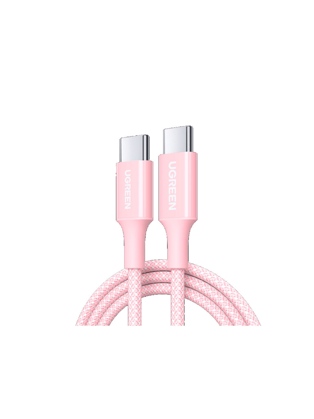 Кабель UGREEN L501 (65246) 60W USB-C 3A - 2м розовый