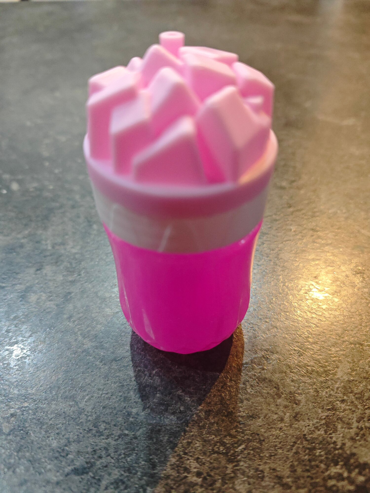 Слайм блестящий, оранжевый