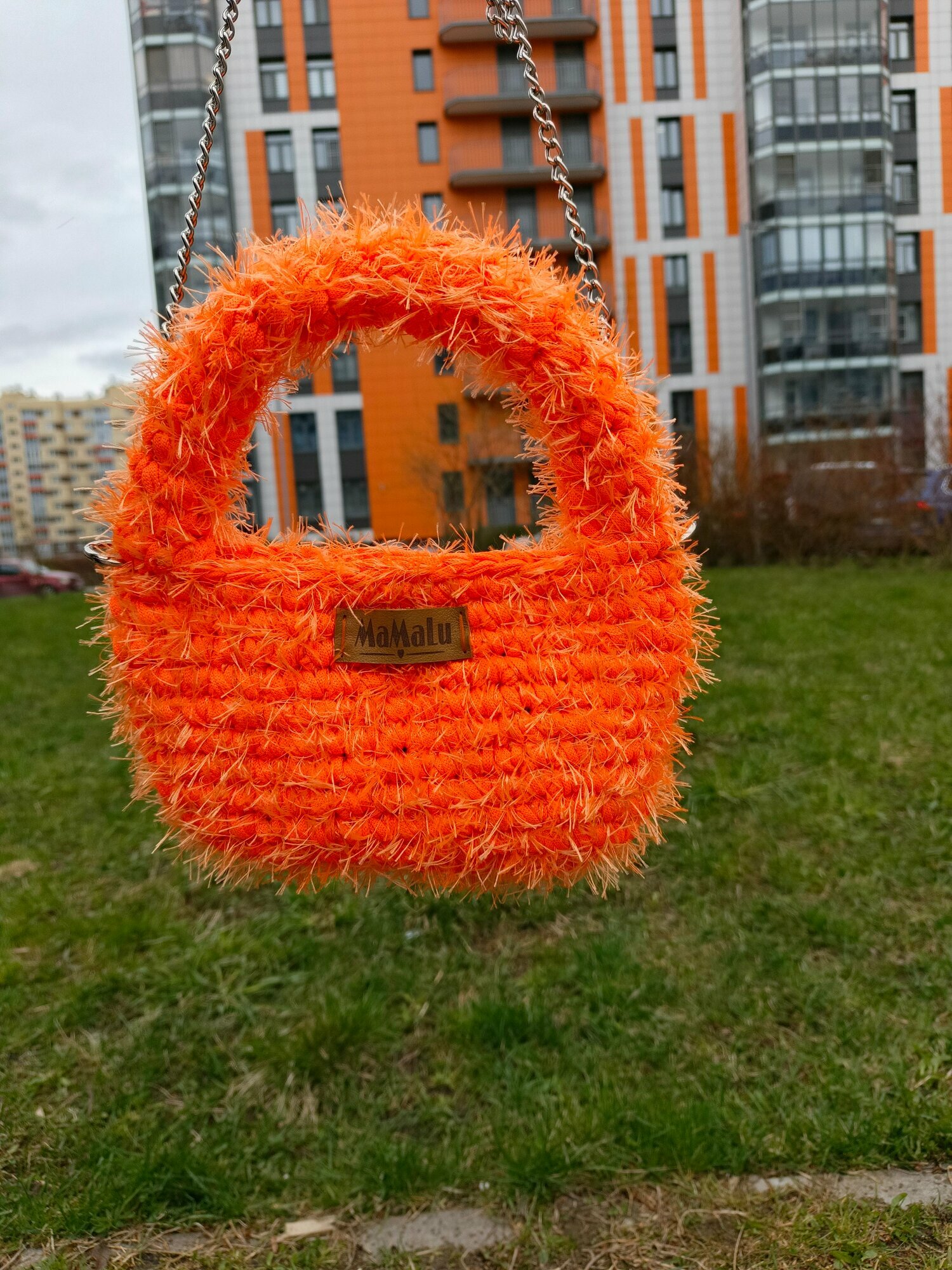 Сумка кросс-боди  пушистая