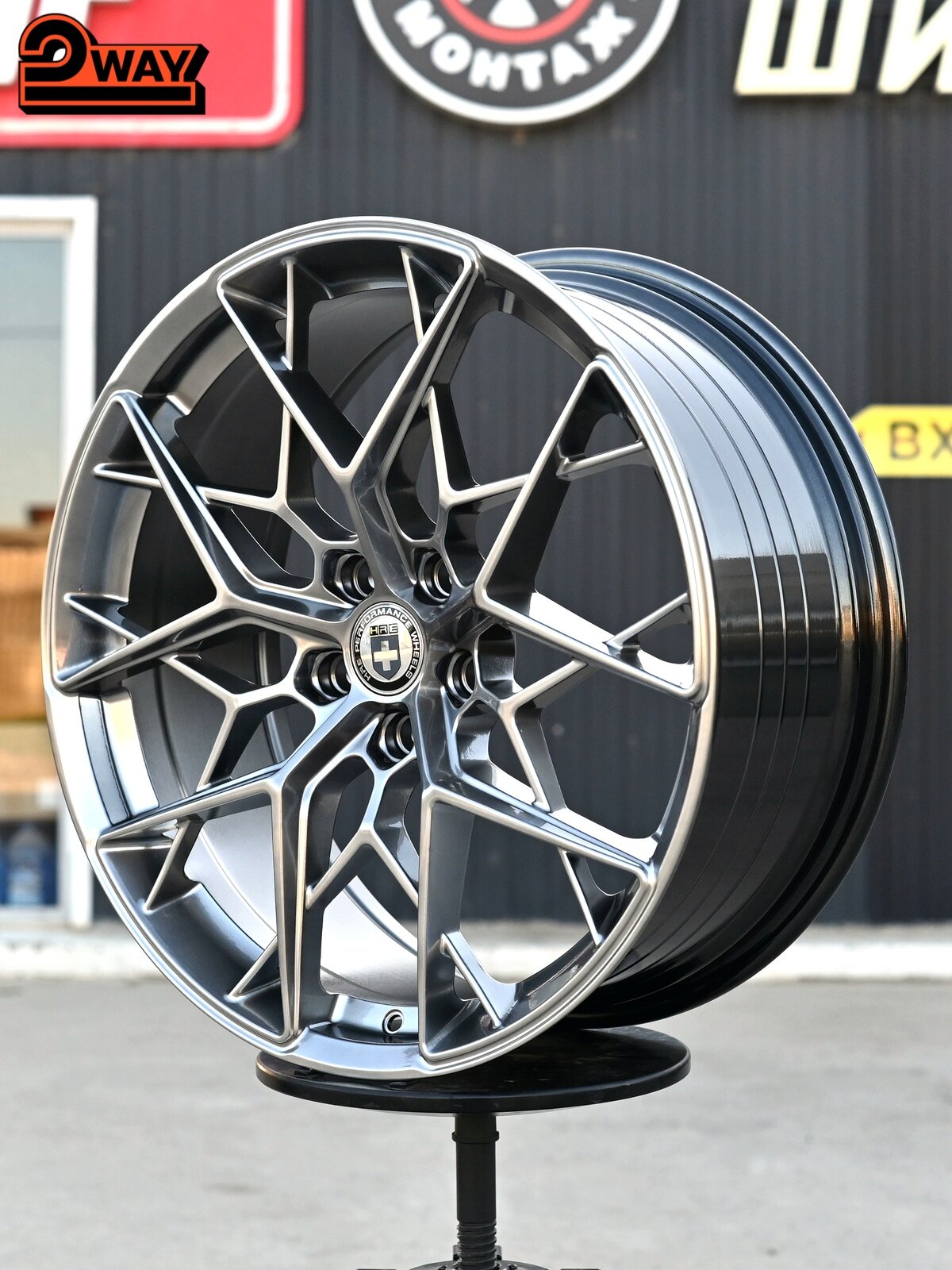 Taigiro Топ дизайн Колесный диск Литой R20 HRE FF10 Стиль 8.5J ET35 5*114.3 Тёмный хром