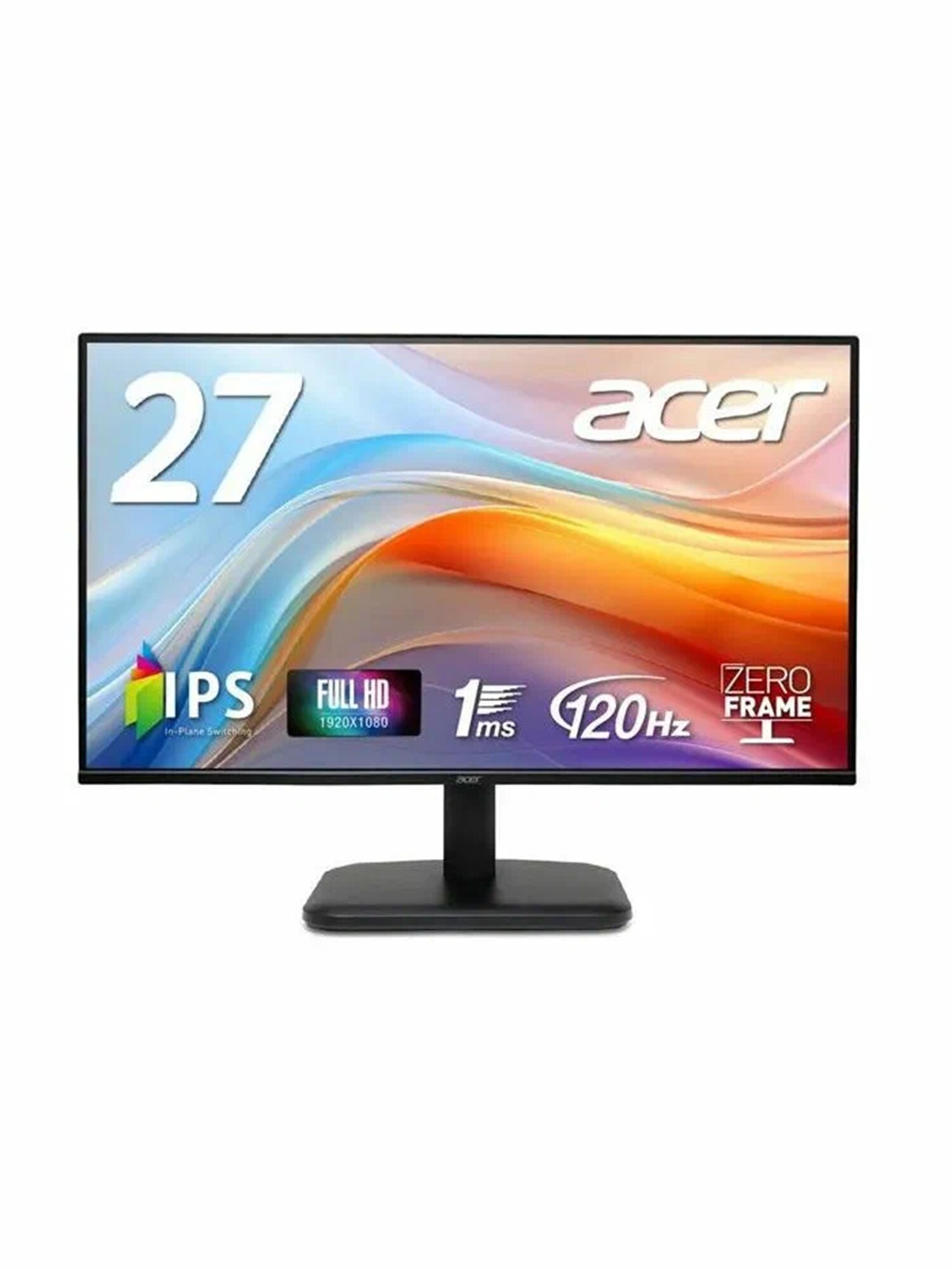 Монитор Acer EK271GBMIX, 27", 120Hz, IPS, 3 встроенных динамика, 1ms