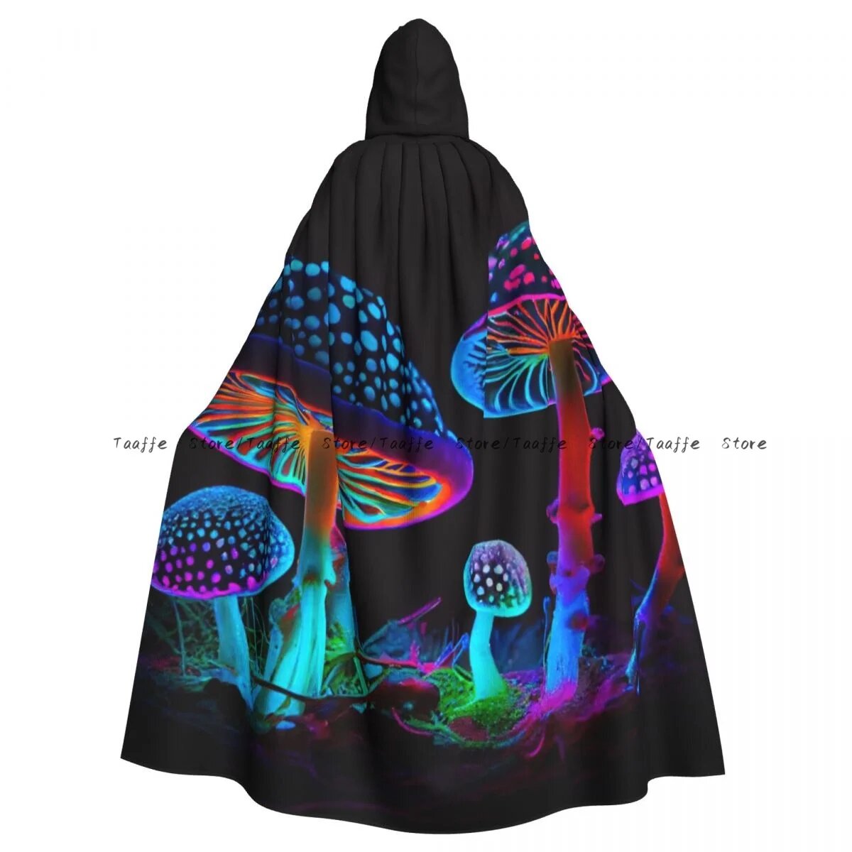 Волшебный психоделический плащ из полиэстера Color10