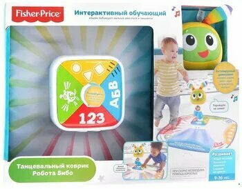 Музыкальный коврик Fisher-Price Робот Бибо