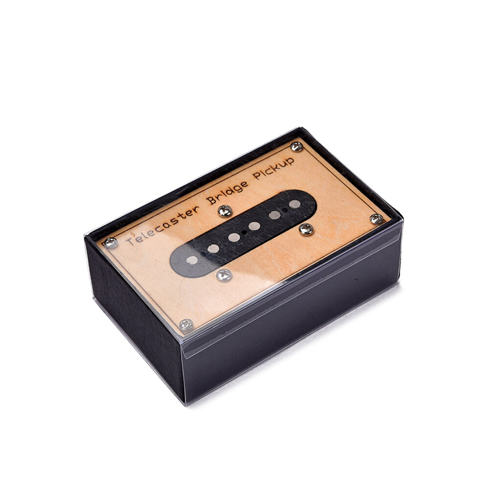 Alnico 5 Magnet Electric Guitar Parts Tele Tele Stack Telecaster Guitar Bridge Pickup 6-String Black 1 x Pickup 3 x Screw 3 x Spring Alnico 5 Copper Wire Cupronickel Baseplate 7.8k ohms