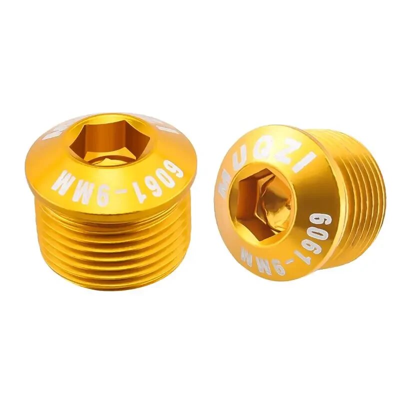 MUQZI Защитные колпачки для педалей M14, 9MM Glod, 2 шт