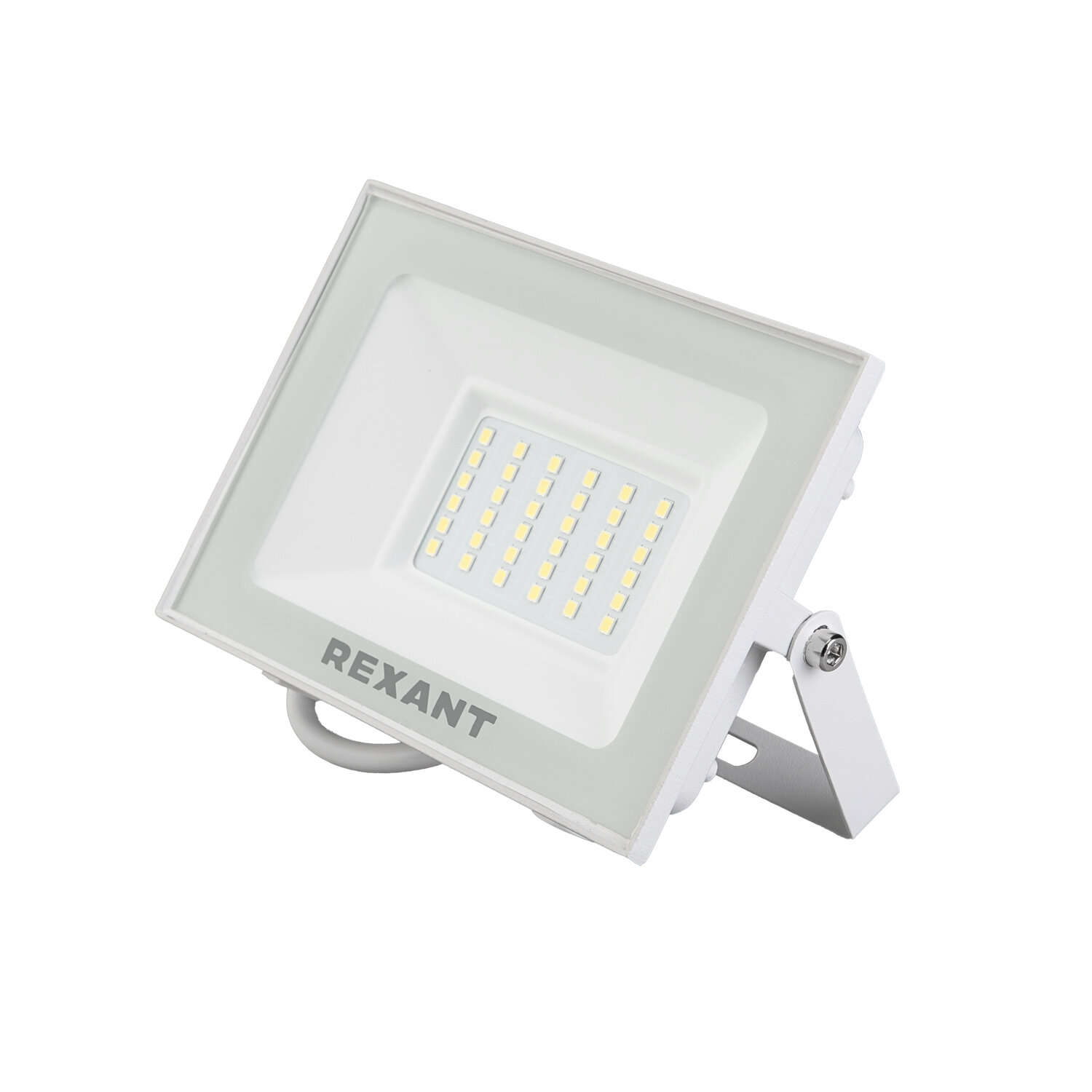 Прожектор светодиодный СДО 300Вт 24000Лм 6500К холодный свет, белый корпус REXANT