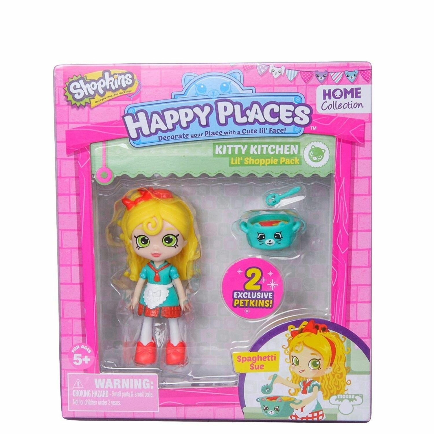 Набор с куклой Happy Places Shopkins Shoppie Spaghetti Sue - Сью Спагетти (56323)
