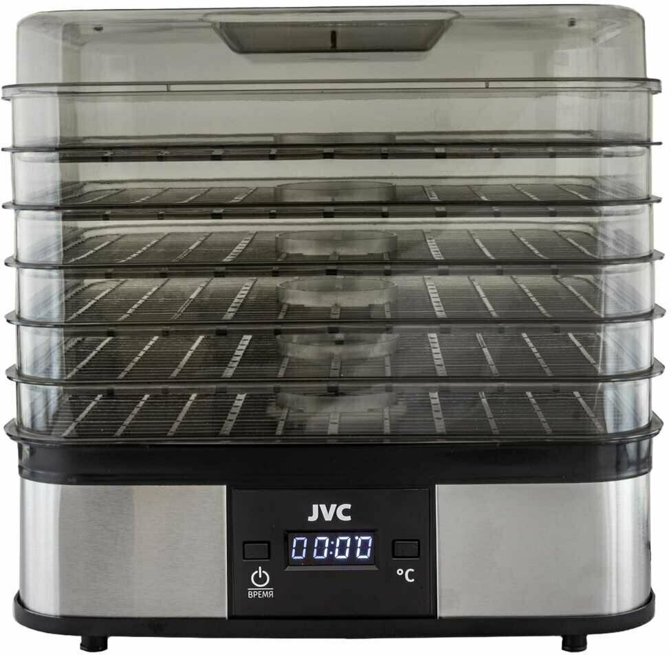 Сушилка для овощей, фруктов JVC, JK-FD750, 6 поддонов, 245 Вт