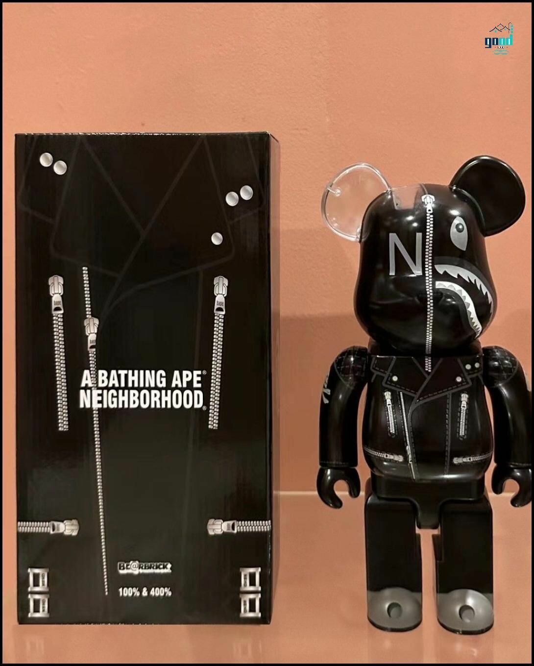 Коллекционная фигурка Bearbrick, игрушка статуэтка мишка бирбрик"BAPE NBHD"подарок toyking-good value -hz