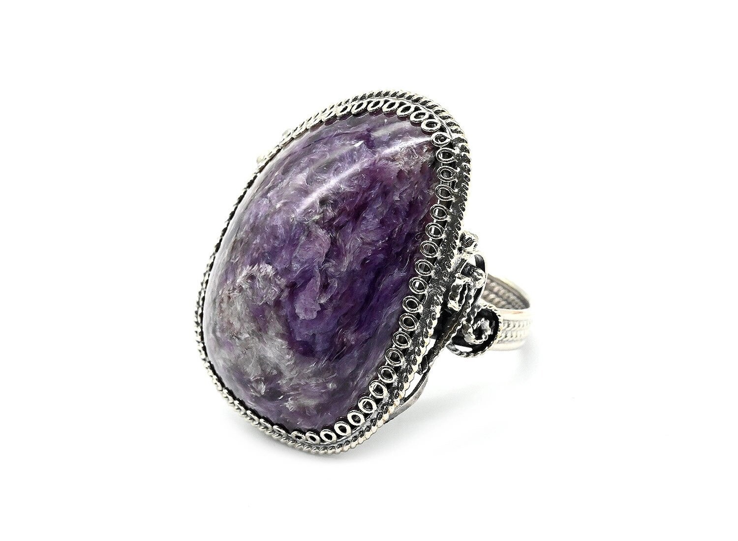 Кольцо, чароит